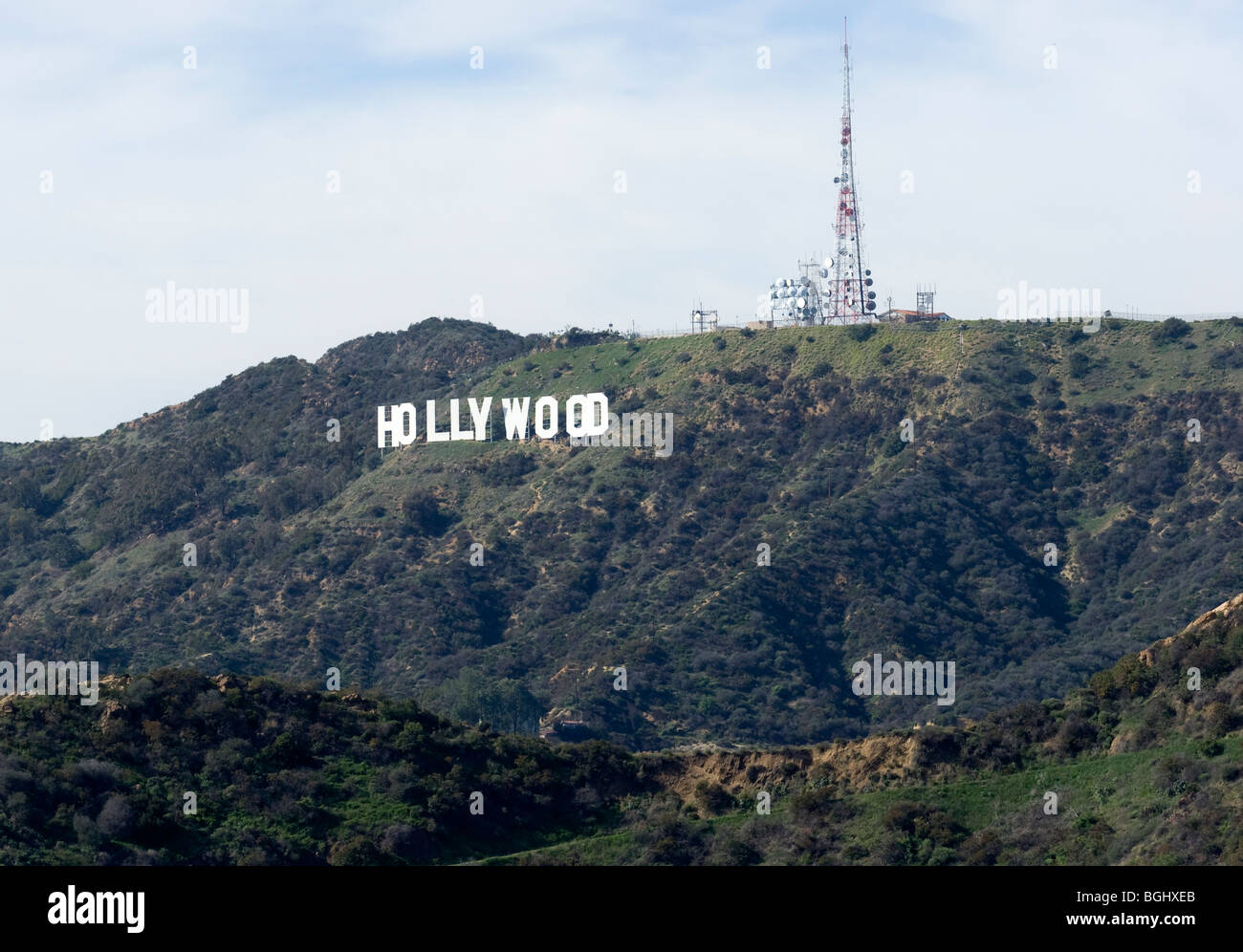 Landmark Hollywood sign Los Angeles California Stock Photo - Alamy