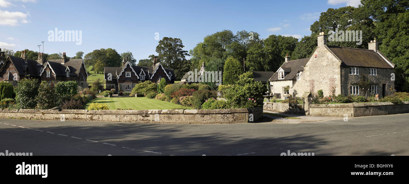 village with houses in countryside Stock Photo - Alamy