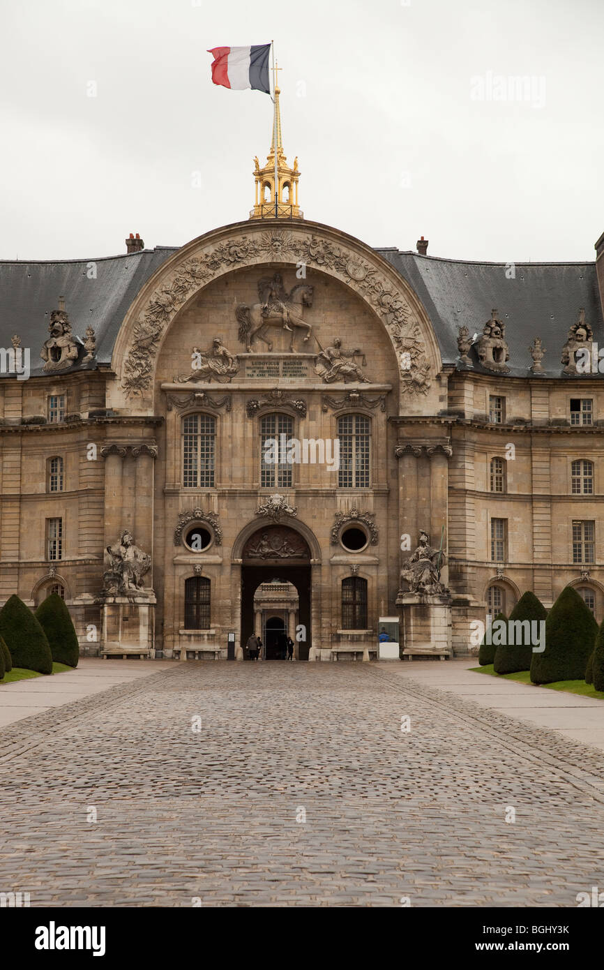 Palace les Invalides Stock Photo - Alamy