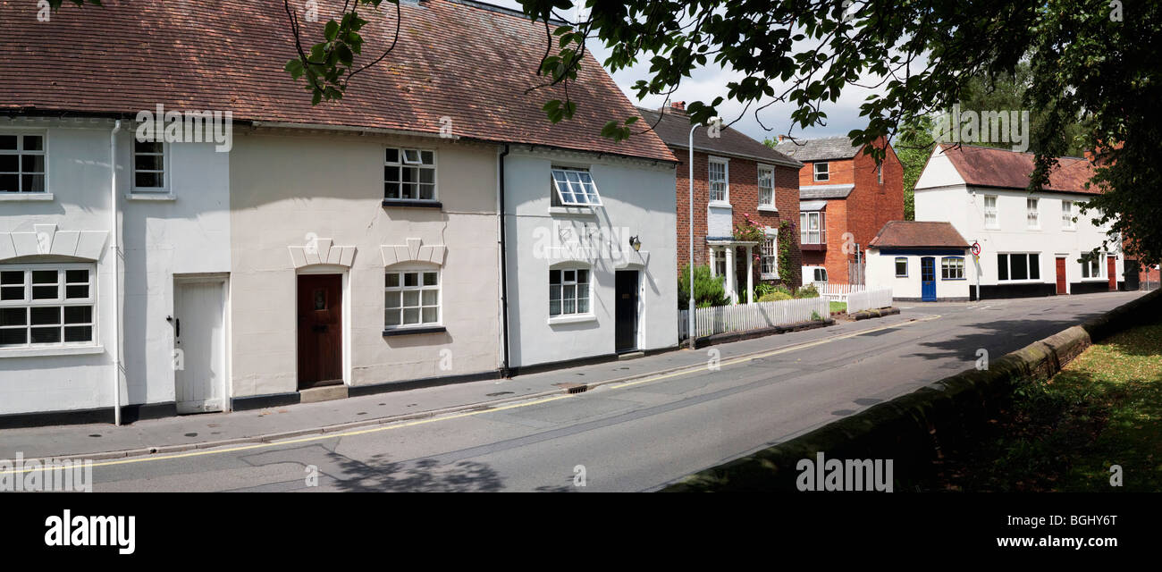 village with houses in countryside Stock Photo - Alamy