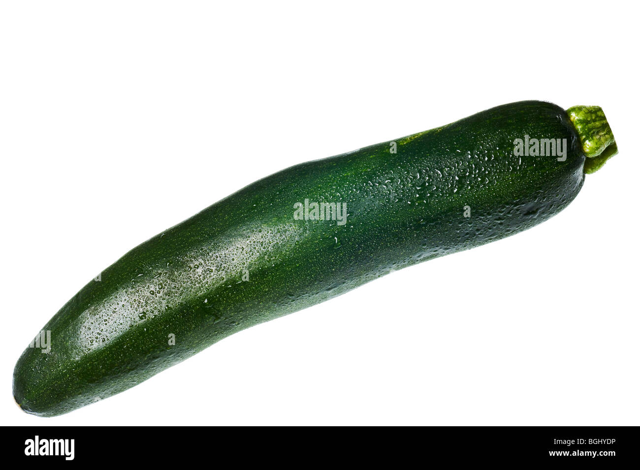 zucchini isolated on a pure white background Stock Photo - Alamy