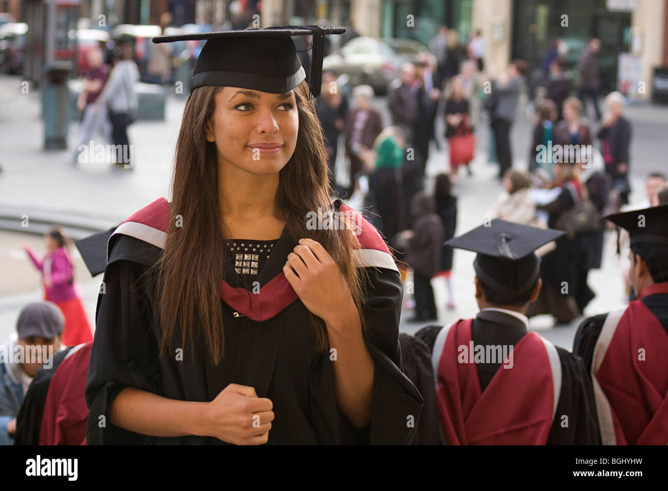 Graduation tradition hi-res stock photography and images - Alamy