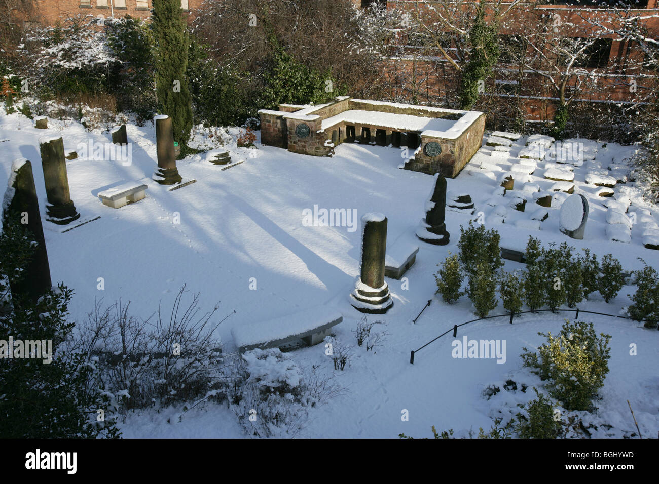 The roman gardens chester uk hi-res stock photography and images - Alamy