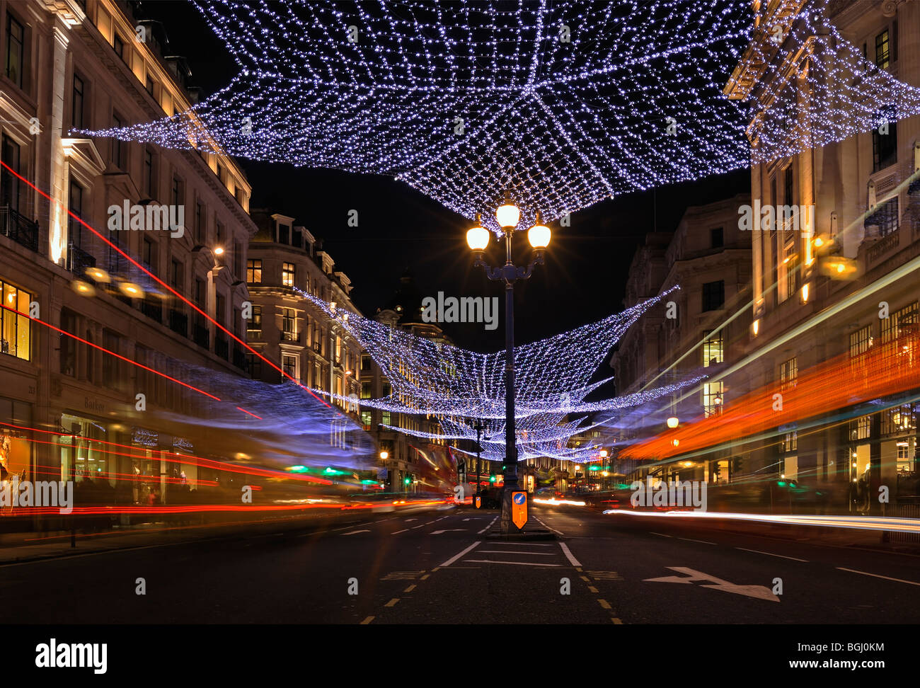 Christmas lights up london hi-res stock photography and images - Alamy