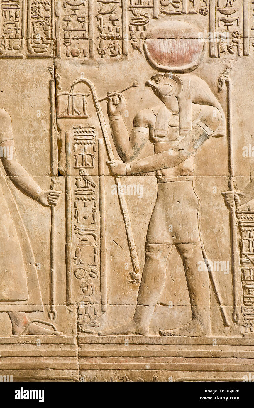 Khonsu presenting palm stalk with frog and heb-sed symbol Temple of ...