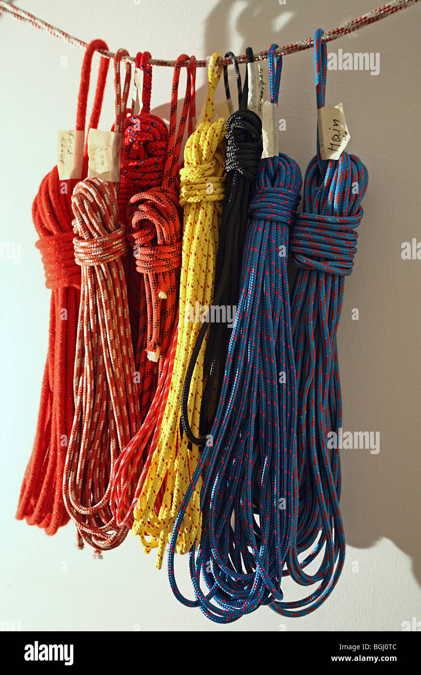 Hanging Rope Coil Stock Photos & Hanging Rope Coil Stock Images - Alamy