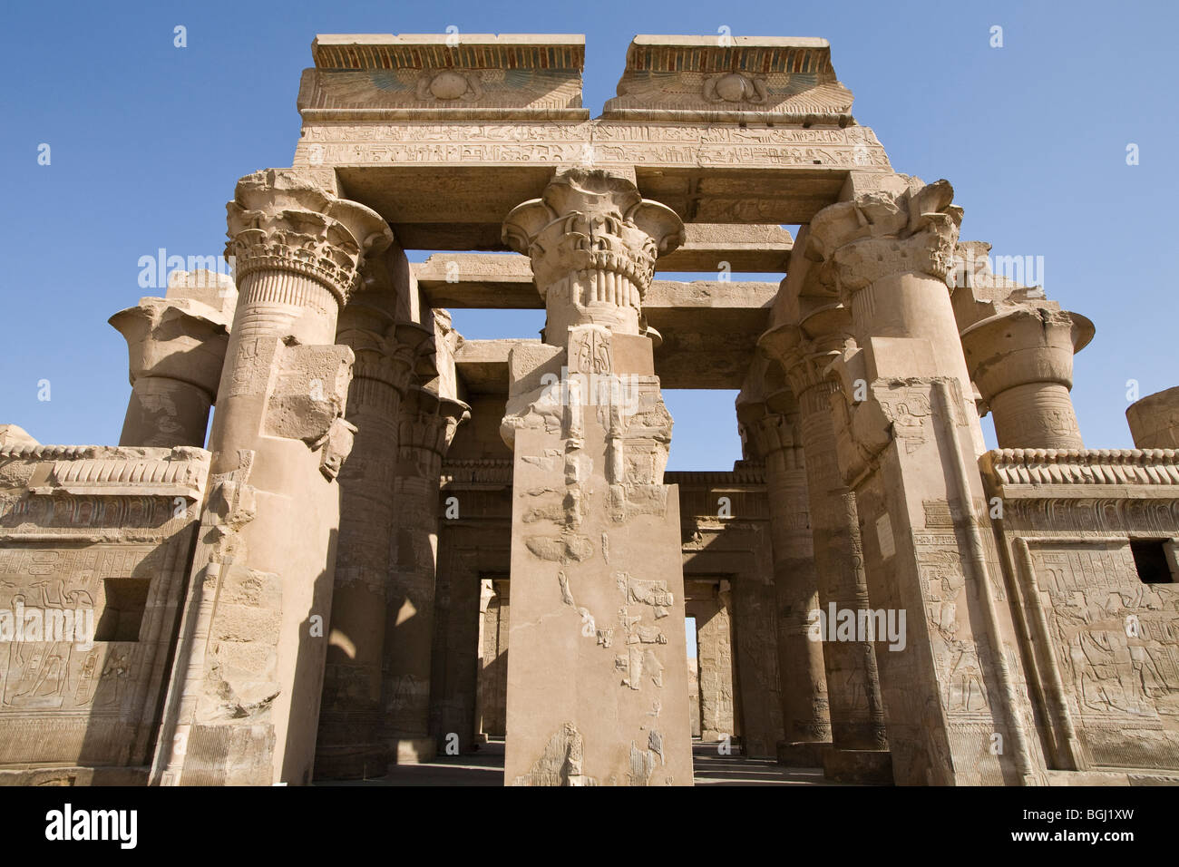 The Temple of Haroeris and Sobek at Kom Ombo in the Nile Valley, Upper ...