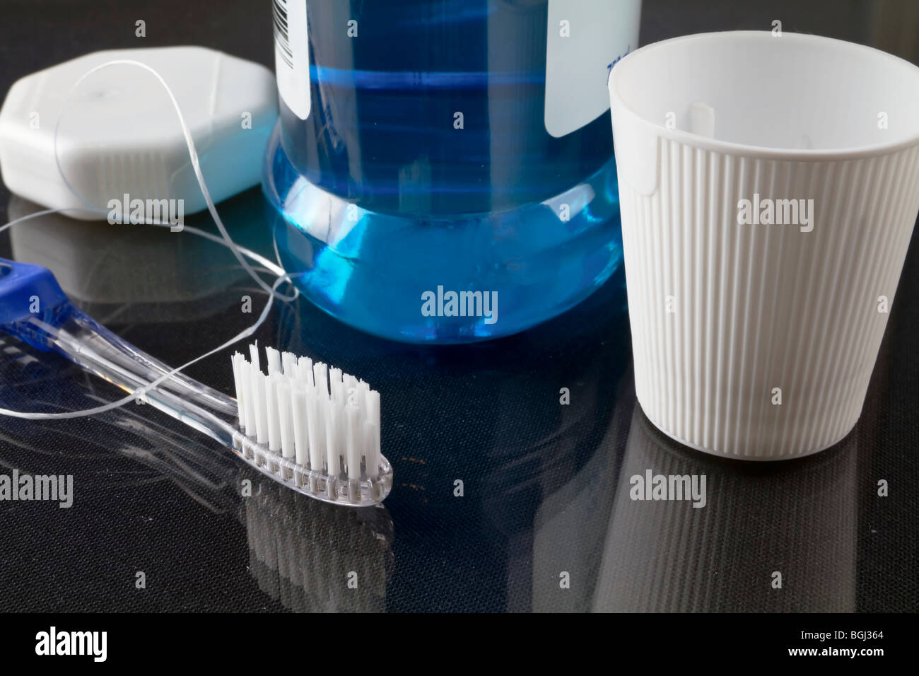 personal dental items imaging dental health Stock Photo - Alamy