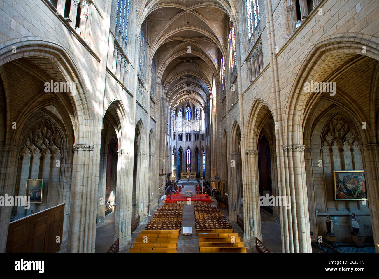 SAINT-ETIENNE CATHEDRAL, LIMOGES Stock Photo - Alamy