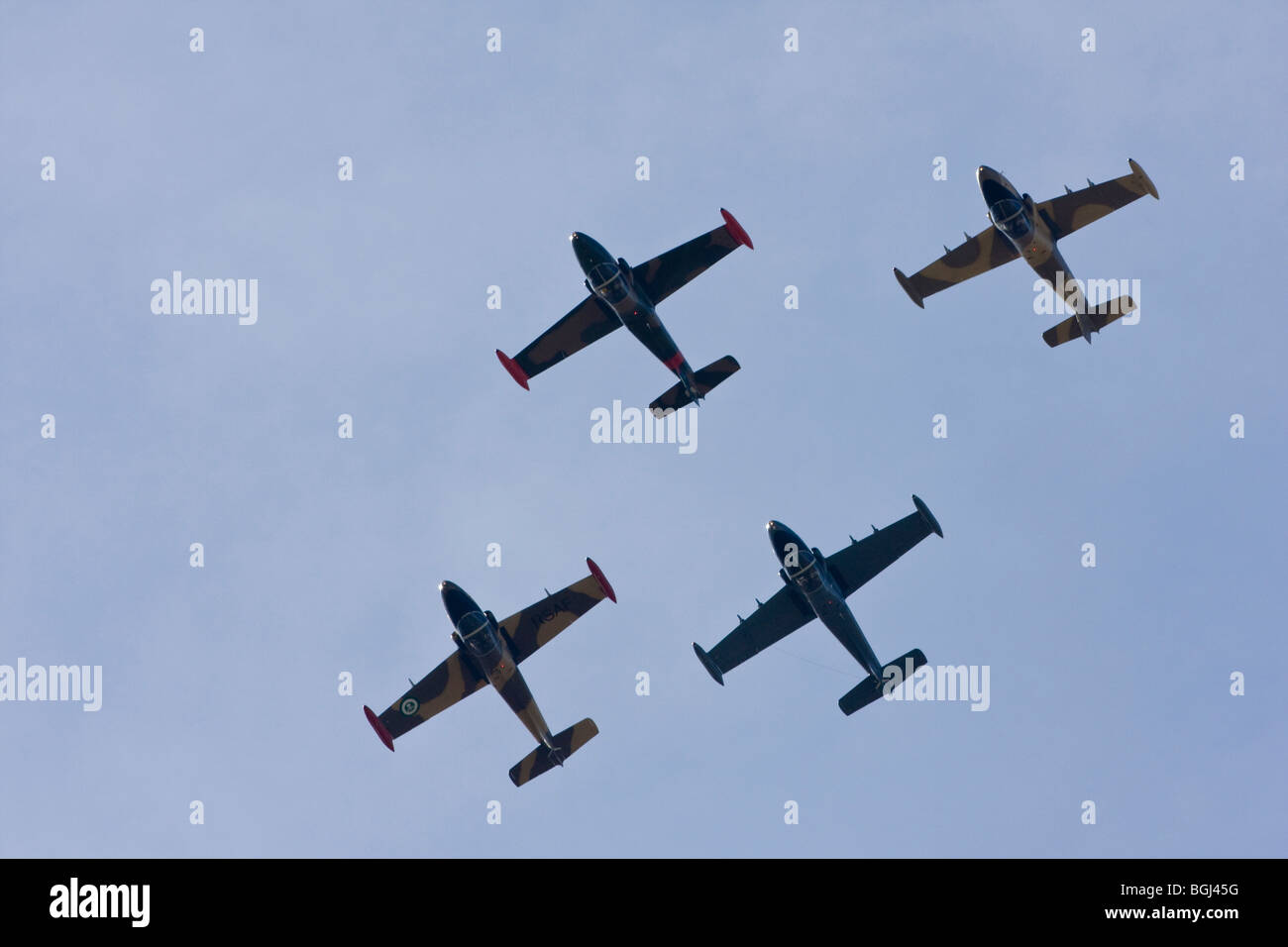 BAC 167 Strikemaster aircraft of display Team Viper at RAF Leuchars ...