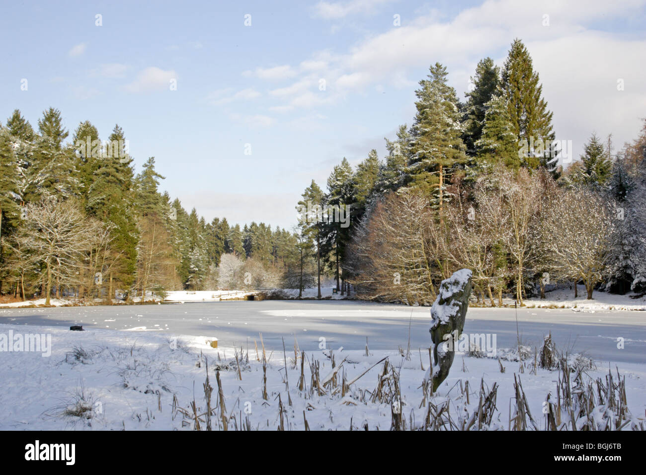 Mallards Pike in wnter Stock Photo - Alamy