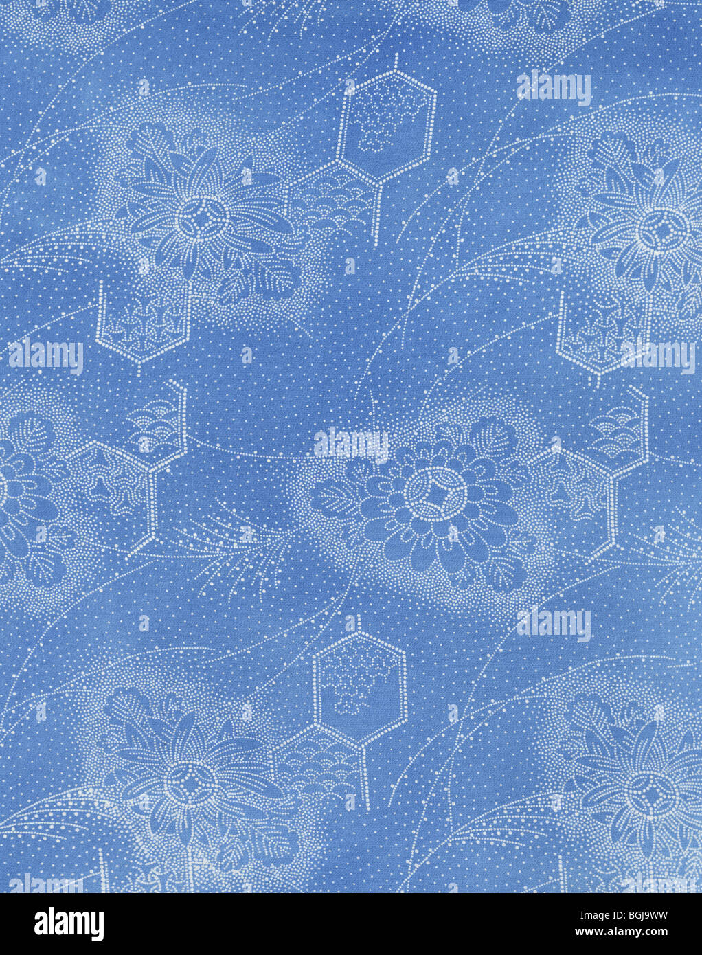 Blue floral cloth hi-res stock photography and images - Alamy