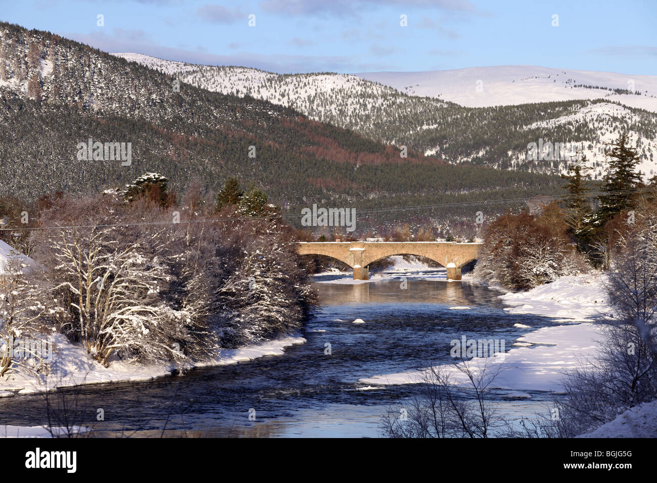 The Royal Deeside village of Ballater, Aberdeenshire, Scotland, UK ...