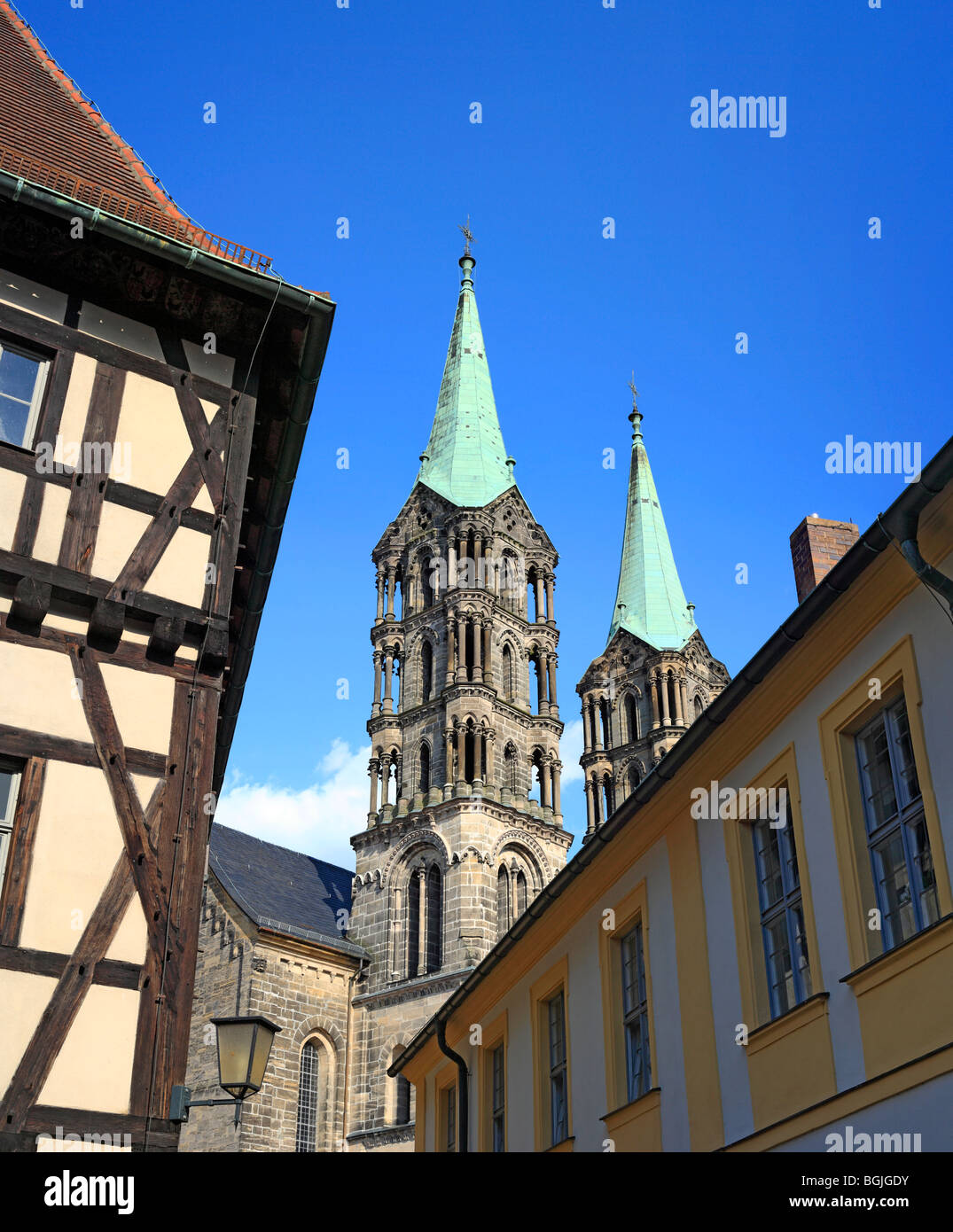 Cathedral (1237), Bamberg, UNESCO World Heritage site, Bavaria (Upper ...