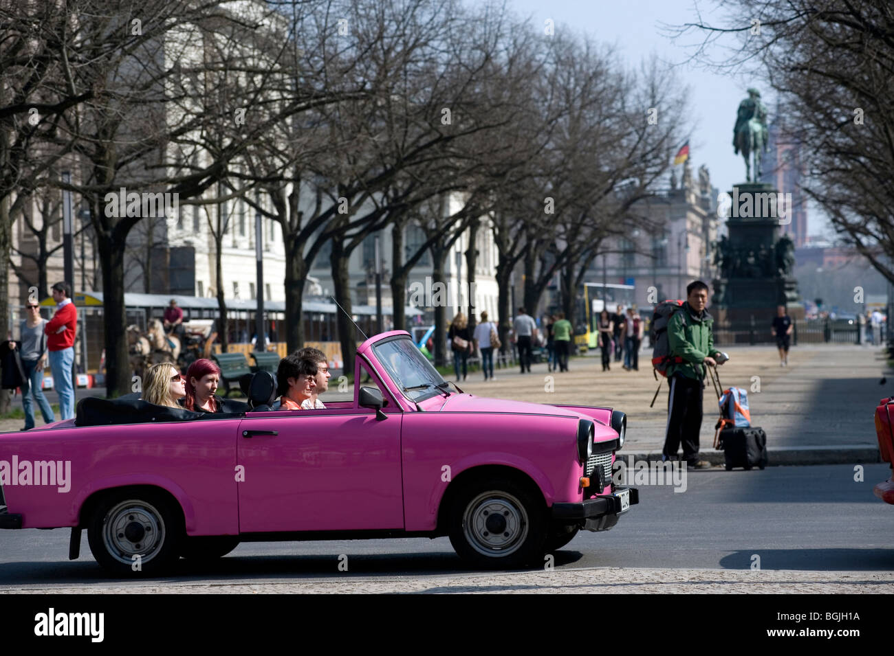 Berlin 2009 Trabie Safari Trabant 1989 DDR Germany Unified positive ...