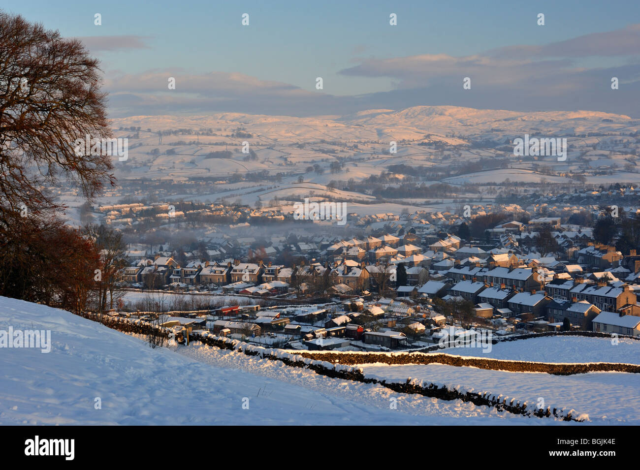 Shap Fells, looking North-east from Kendal Fell. Kendal, Cumbria ...