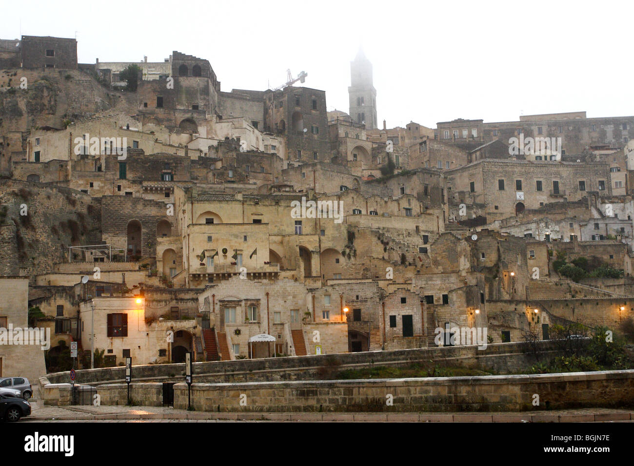 matera old town site of unesco in italy Stock Photo - Alamy