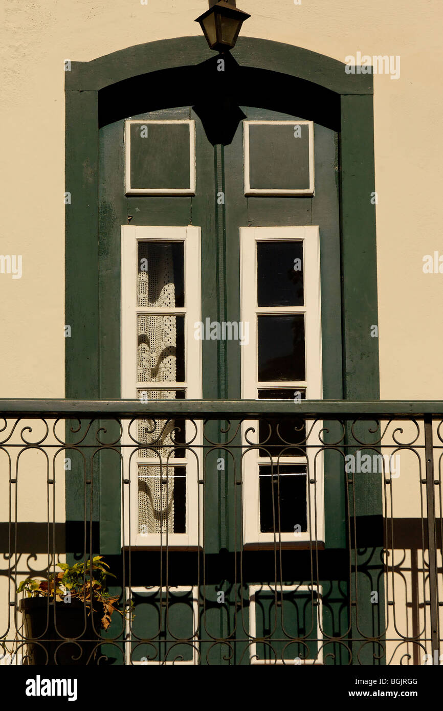 Window of Colonial houses, Ouro Preto, Brazil Stock Photo - Alamy