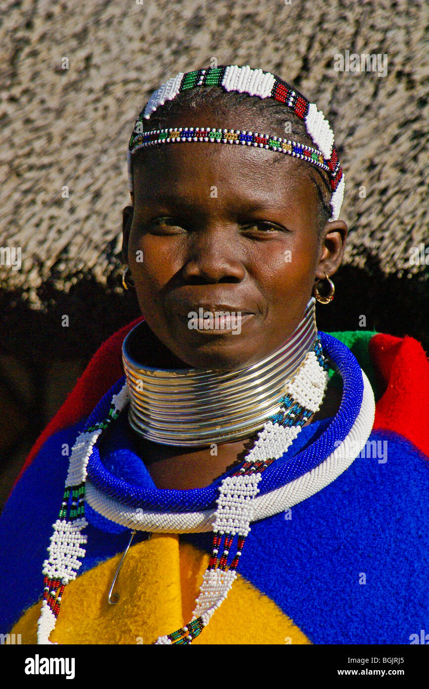 Ndebele woman with traditional costume hi-res stock photography and ...