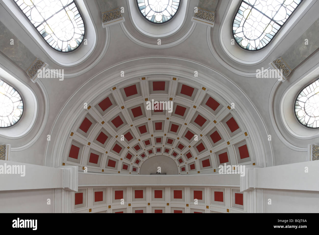 Bensheim, St. Georg, 1830 von Georg Moller erbaut, Wiederaufbau 1949 ...