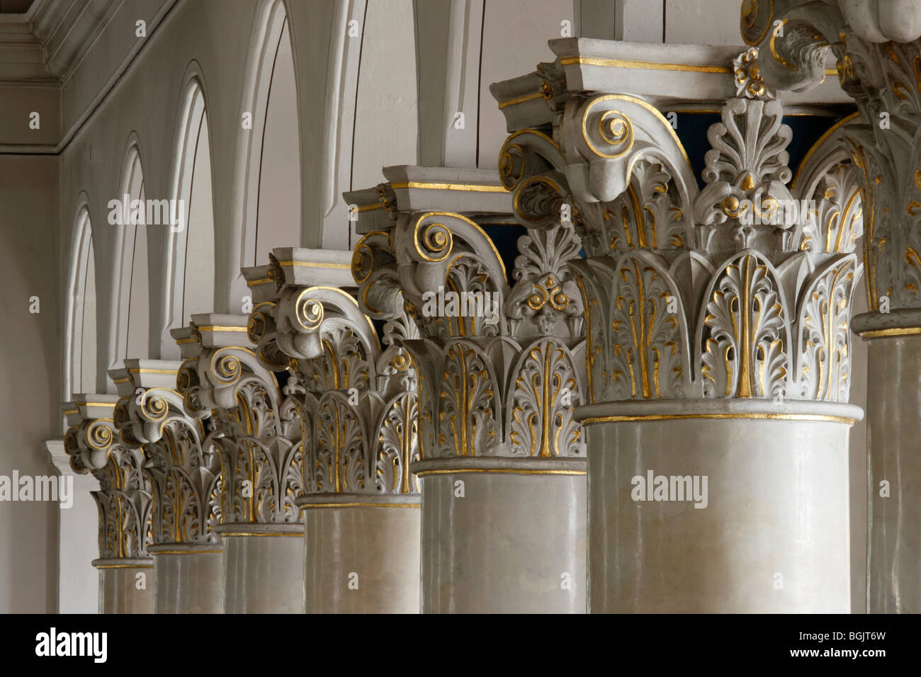 Bensheim, St. Georg, 1830 von Georg Moller erbaut, Wiederaufbau 1949 ...