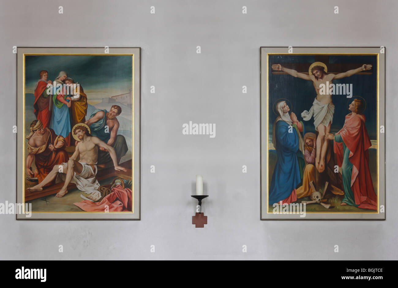 Bensheim, St. Georg, 1830 von Georg Moller erbaut, Wiederaufbau 1949 ...