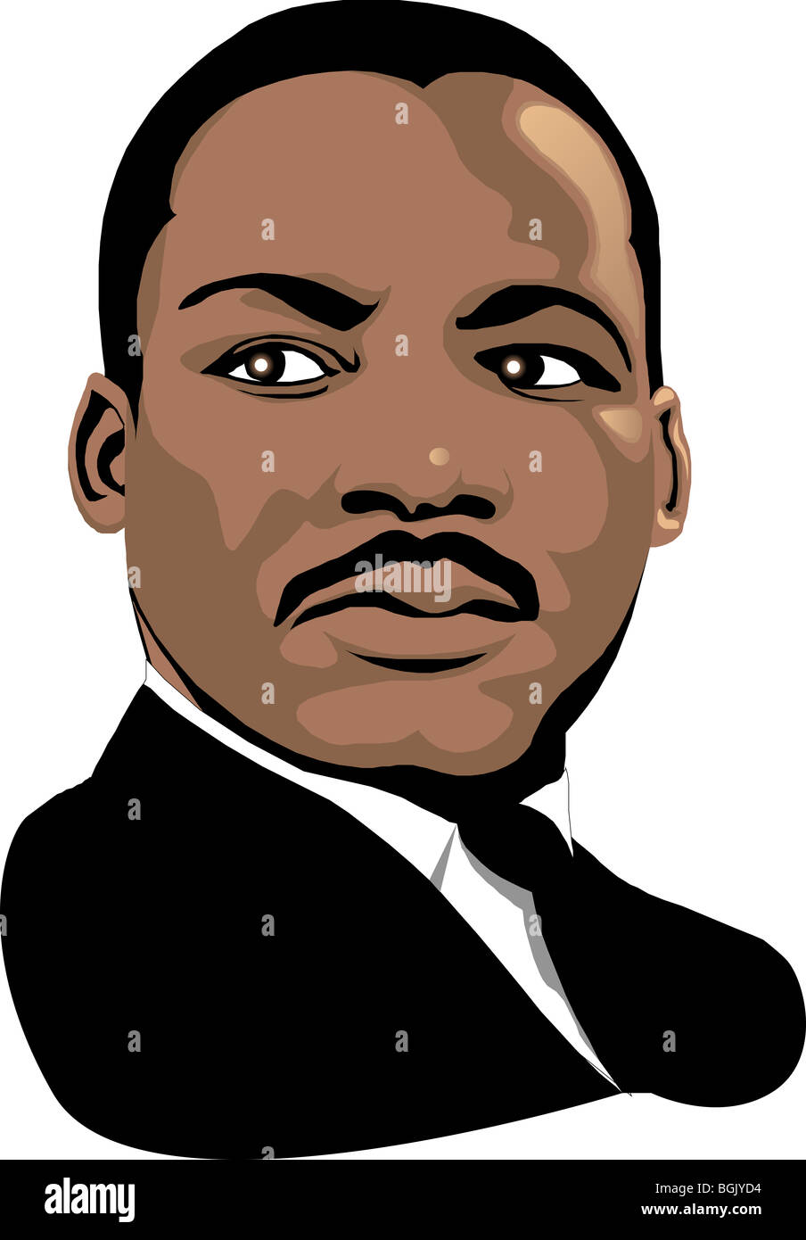 Vector Martin Luther King for black history month or MLK day Stock ...