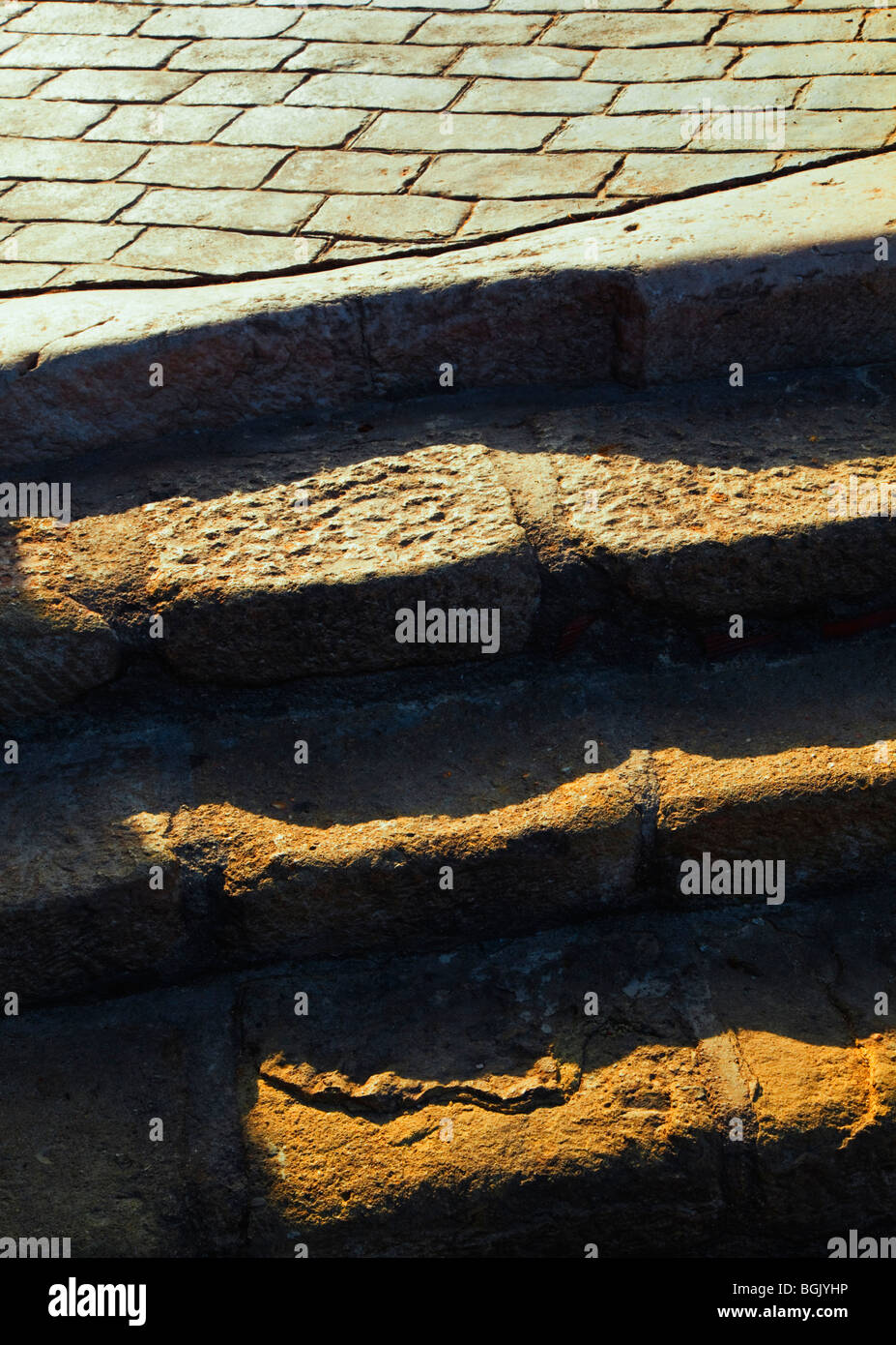 Old and worn steps Stock Photo - Alamy