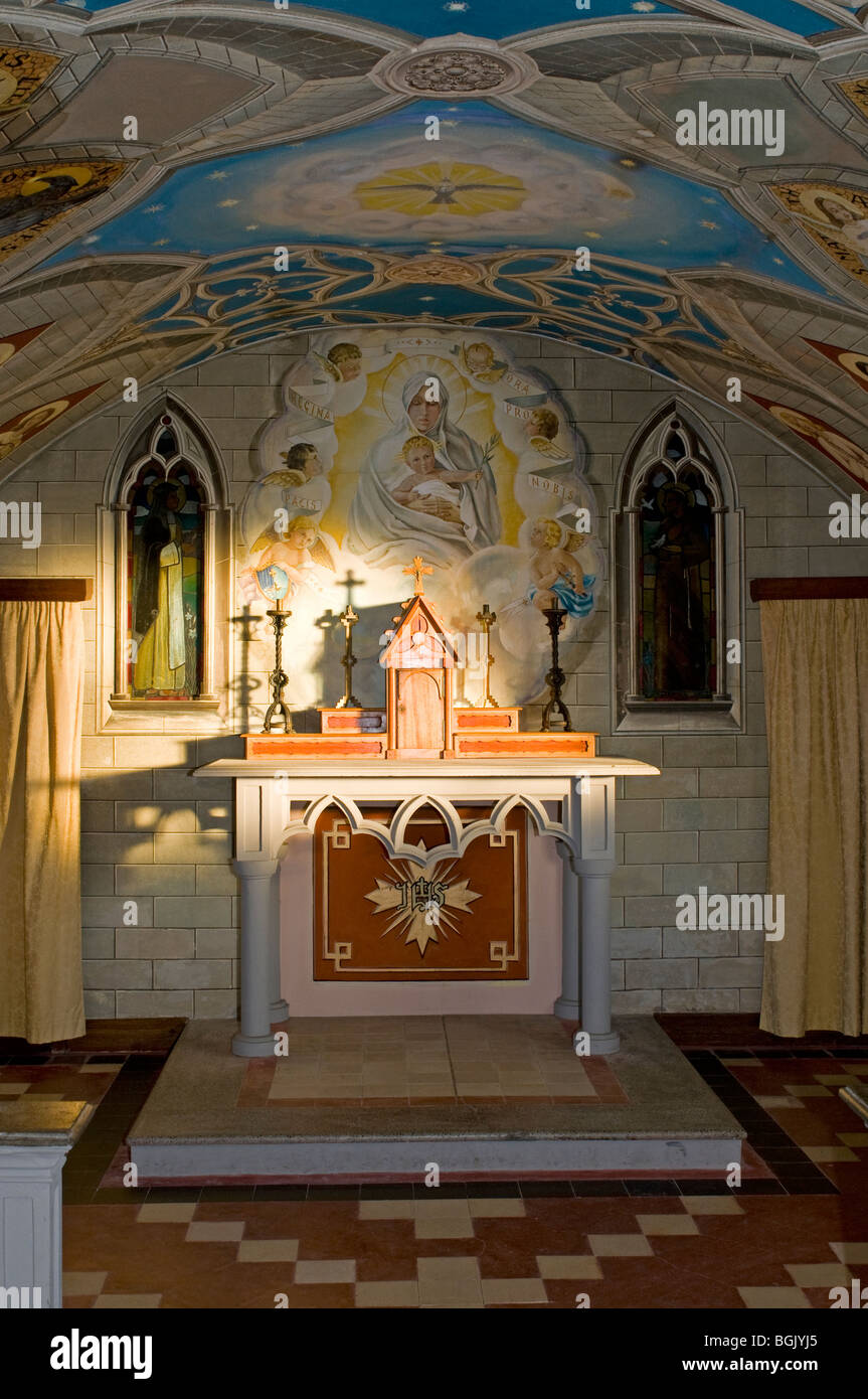 The famous Italian Chapel on Lamb Holm Mainland Orkney Highland Region ...