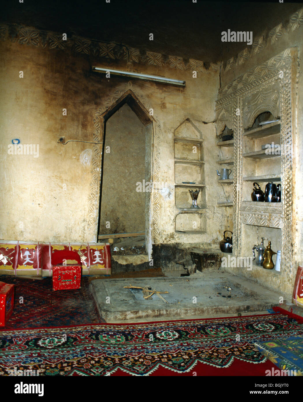 Buraidah Saudi Arabia Interior Of Traditional House Stock Photo - Alamy