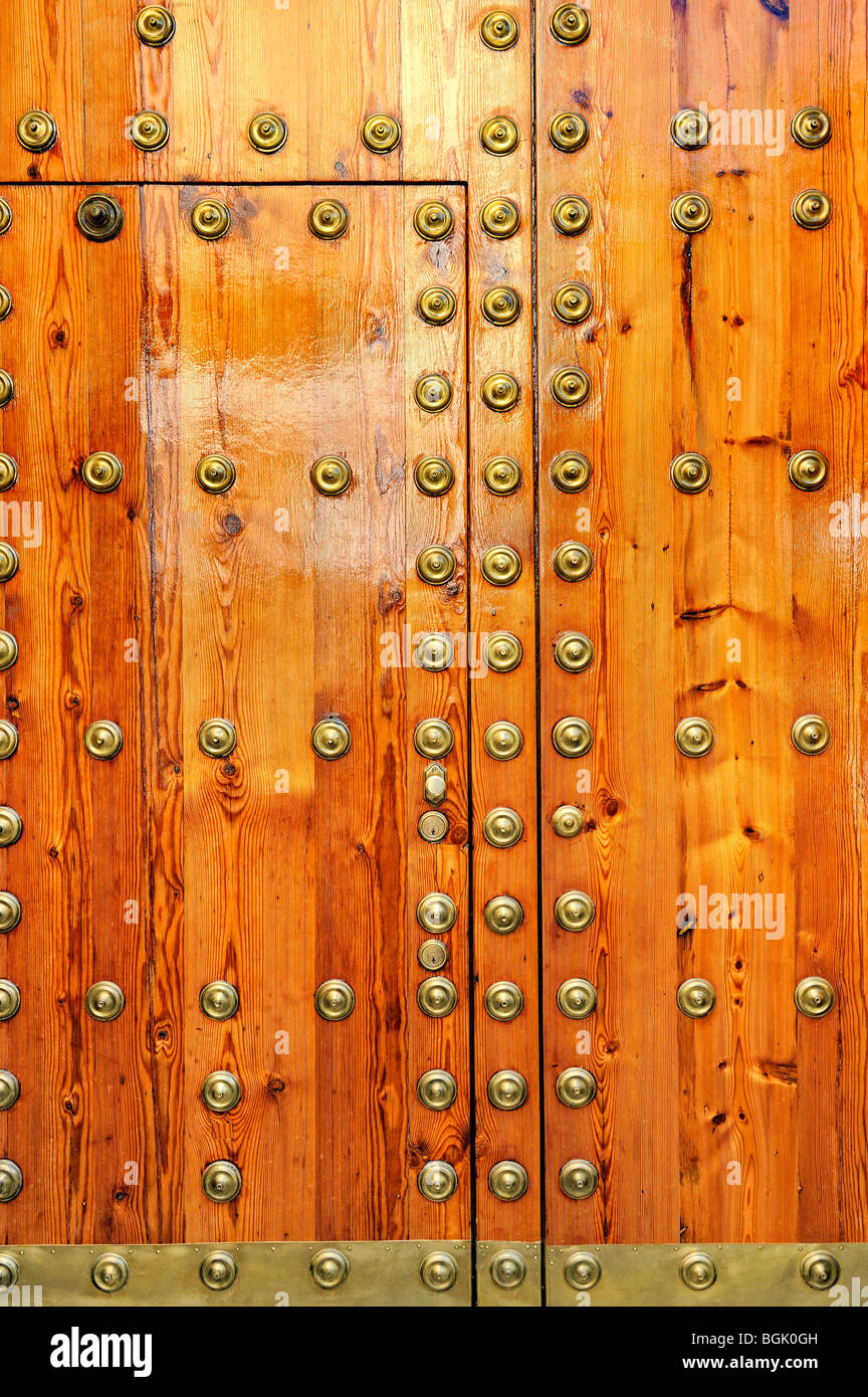 Andalusian door in Seville, Spain, Europe Stock Photo - Alamy