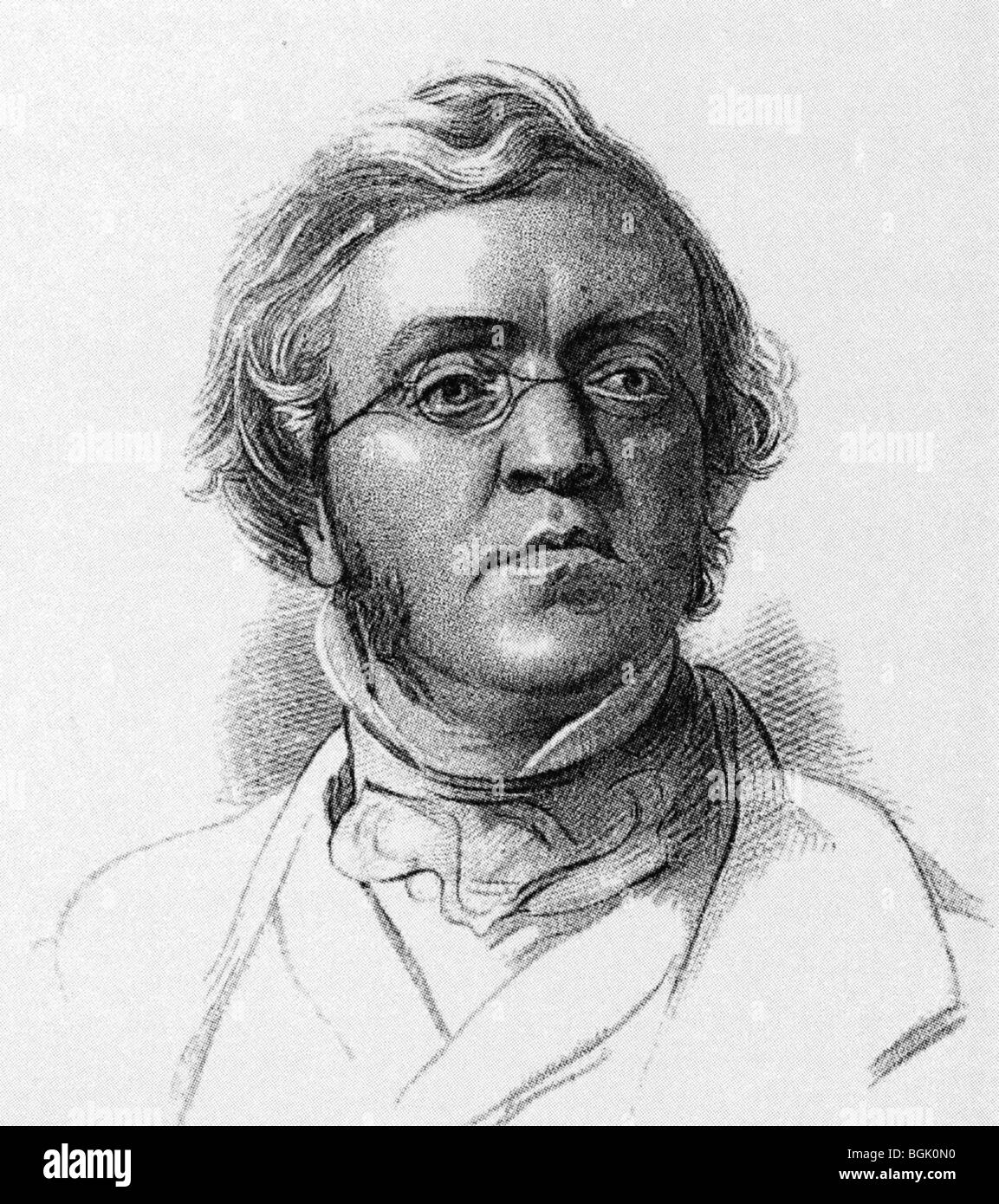 WILLIAM MAKEPEACE THACKERAY - English novelist (1811-1863 Stock Photo ...