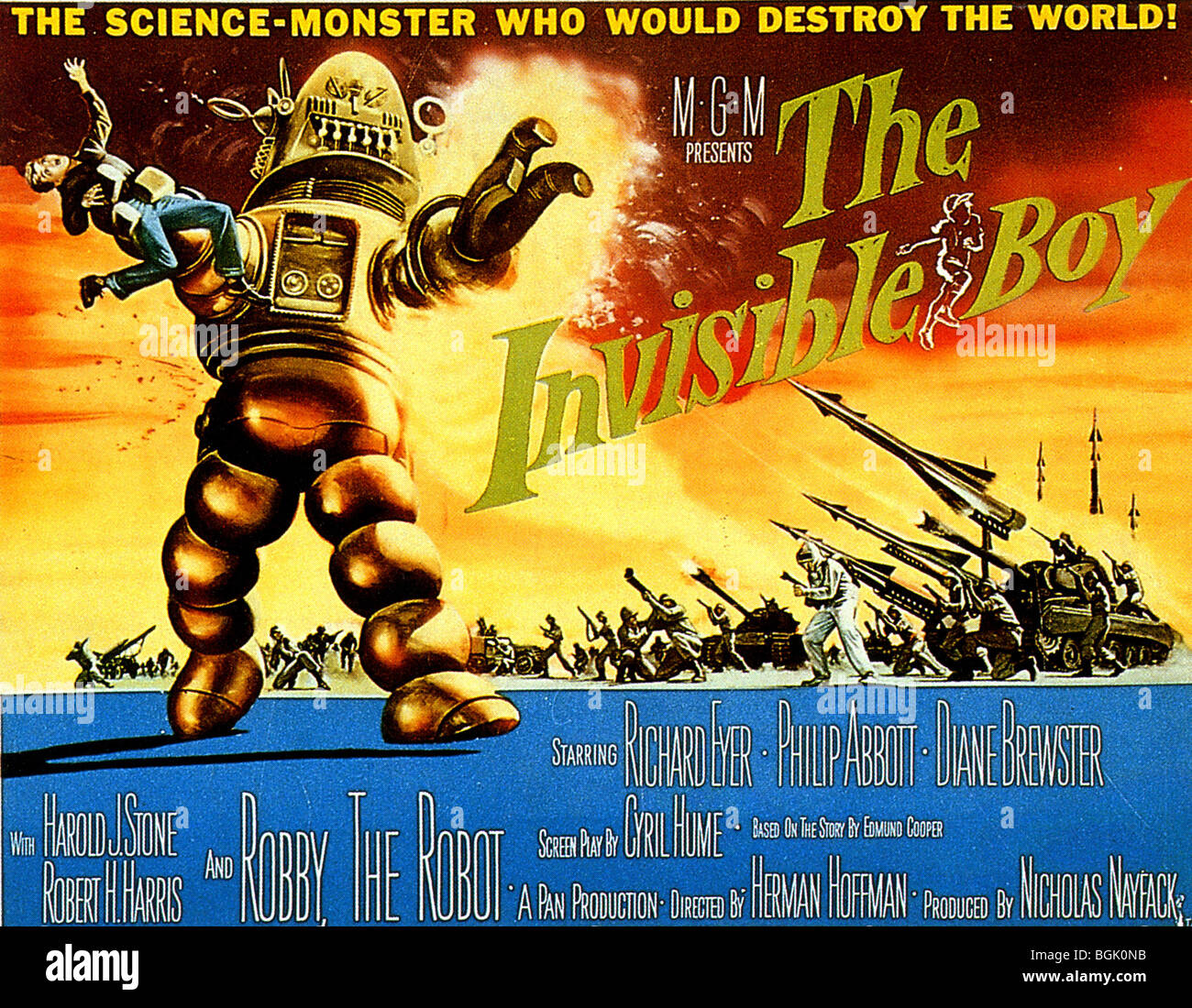 THE INVISIBLE BOY - Poster for 1957 MGM film Stock Photo - Alamy