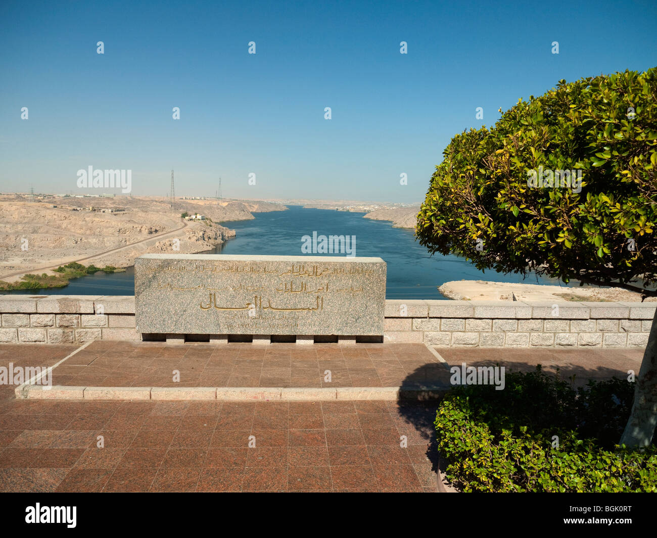 The Aswan High Dam at Aswan in Southern Egypt, which has trapped all ...