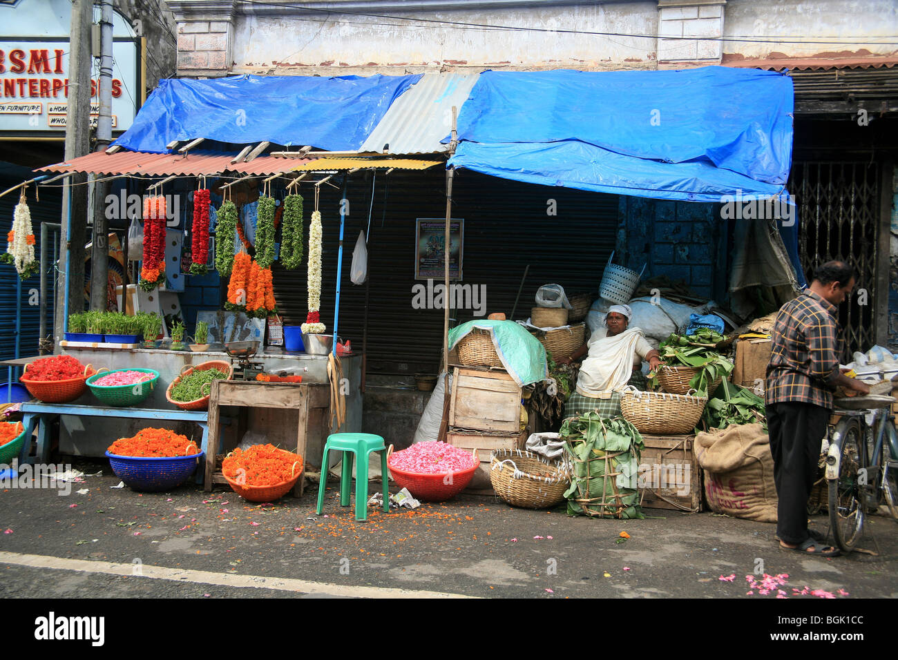 Typical shop front, Trivandrum, Kerala, India Stock Photo - Alamy