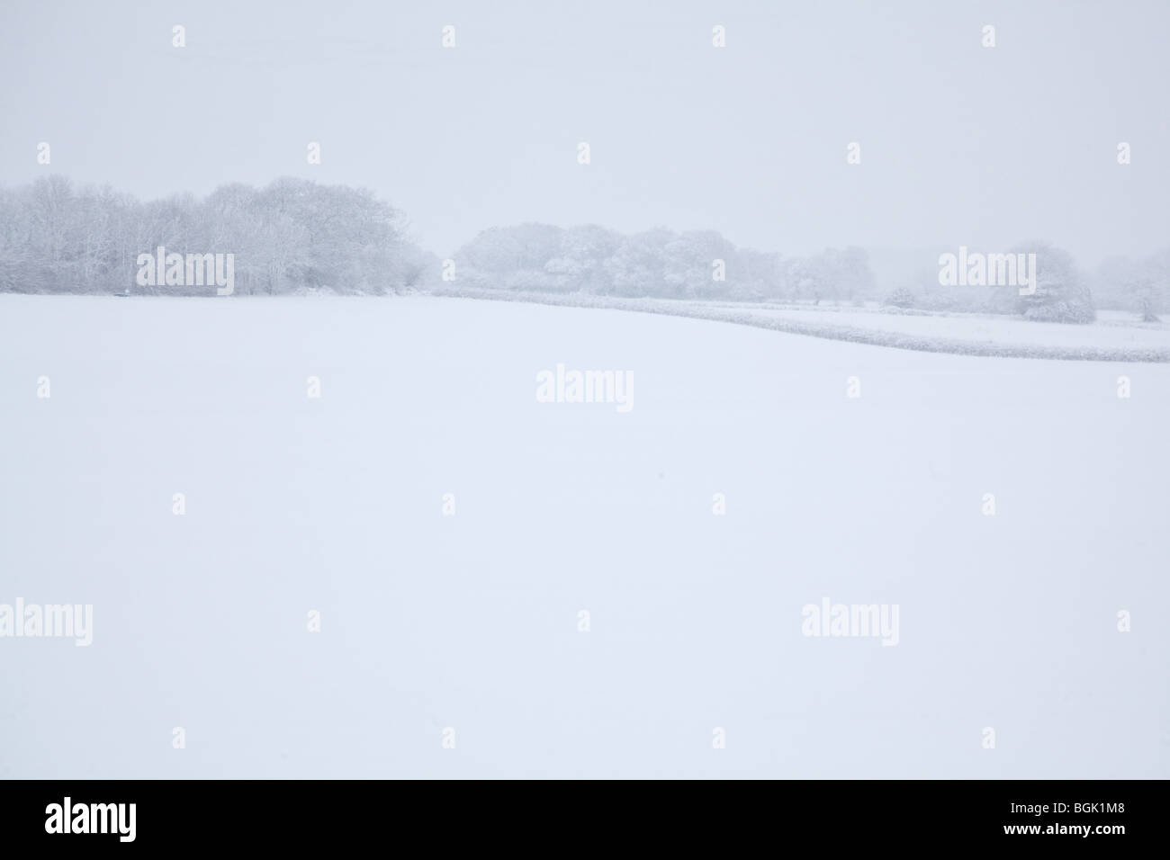 White snow fields hi-res stock photography and images - Alamy