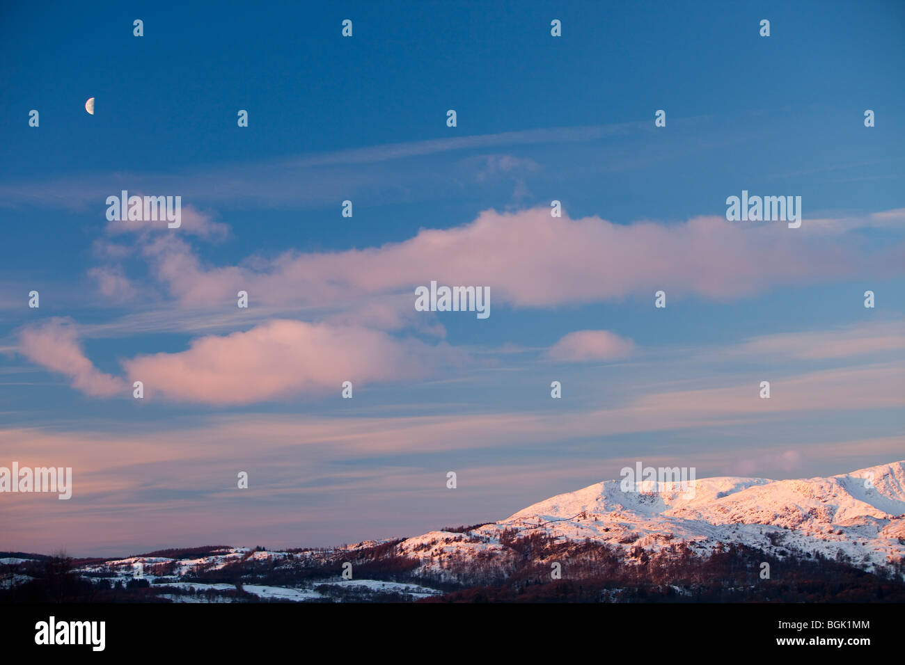 Dawn over Wetherlam in the Lake district, UK Stock Photo - Alamy