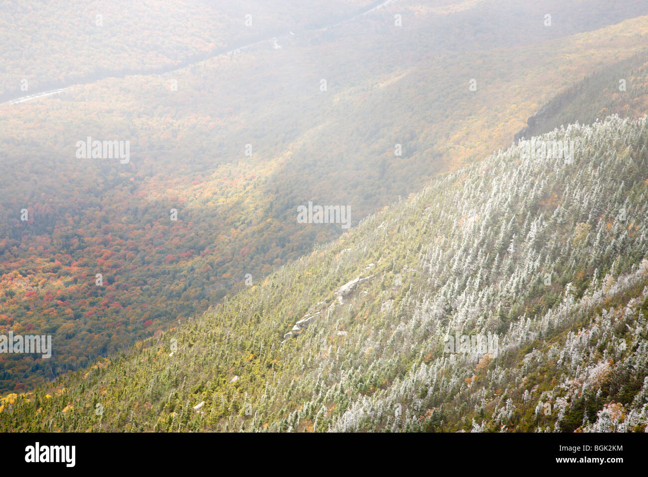 Franconia Notch State Park - Scenic views along the Rim Trail on the ...