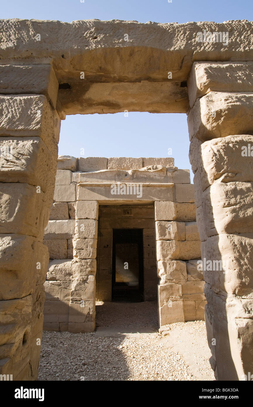 The small Thoth Temple Qasr el Aguz, close to the Temple of Ramesses ...