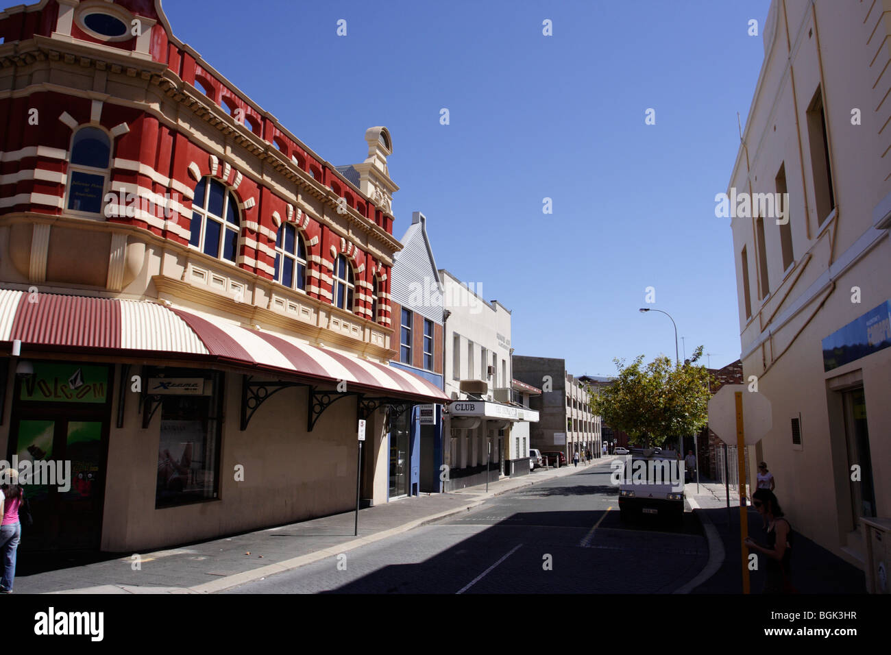 Empty street in Fremantle, Western Australia Stock Photo - Alamy