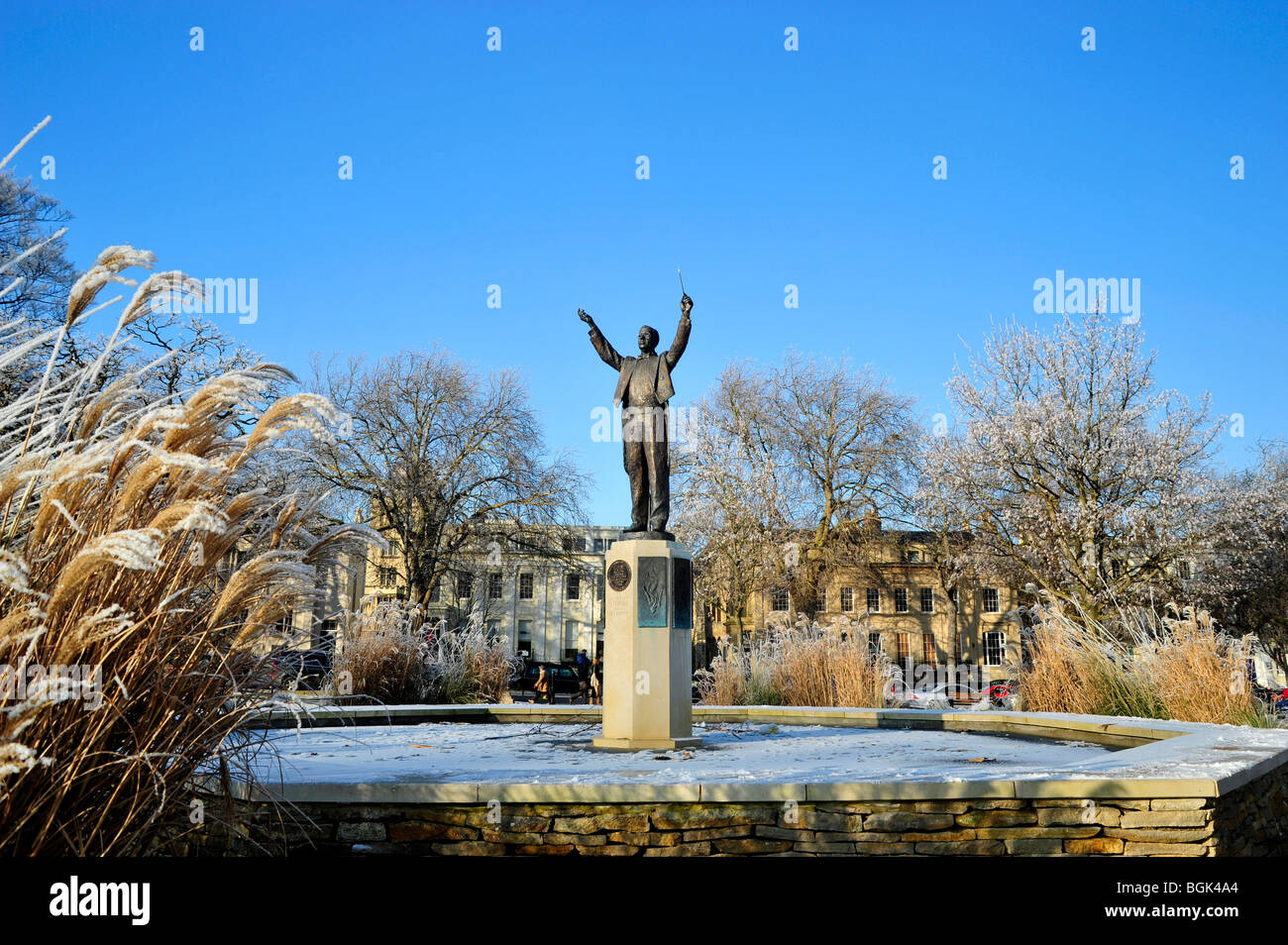 Gustav Holst statue - Cheltenham Stock Photo - Alamy