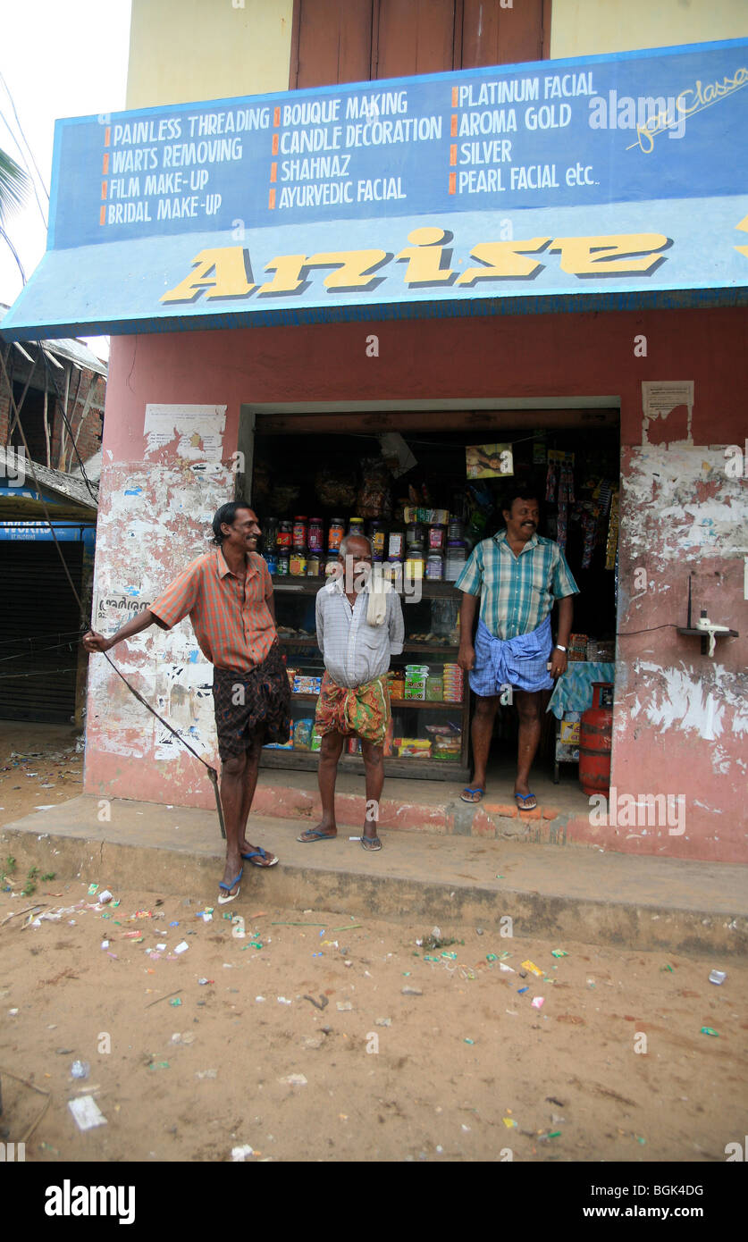 Indian poor shopkeeper hi-res stock photography and images - Alamy