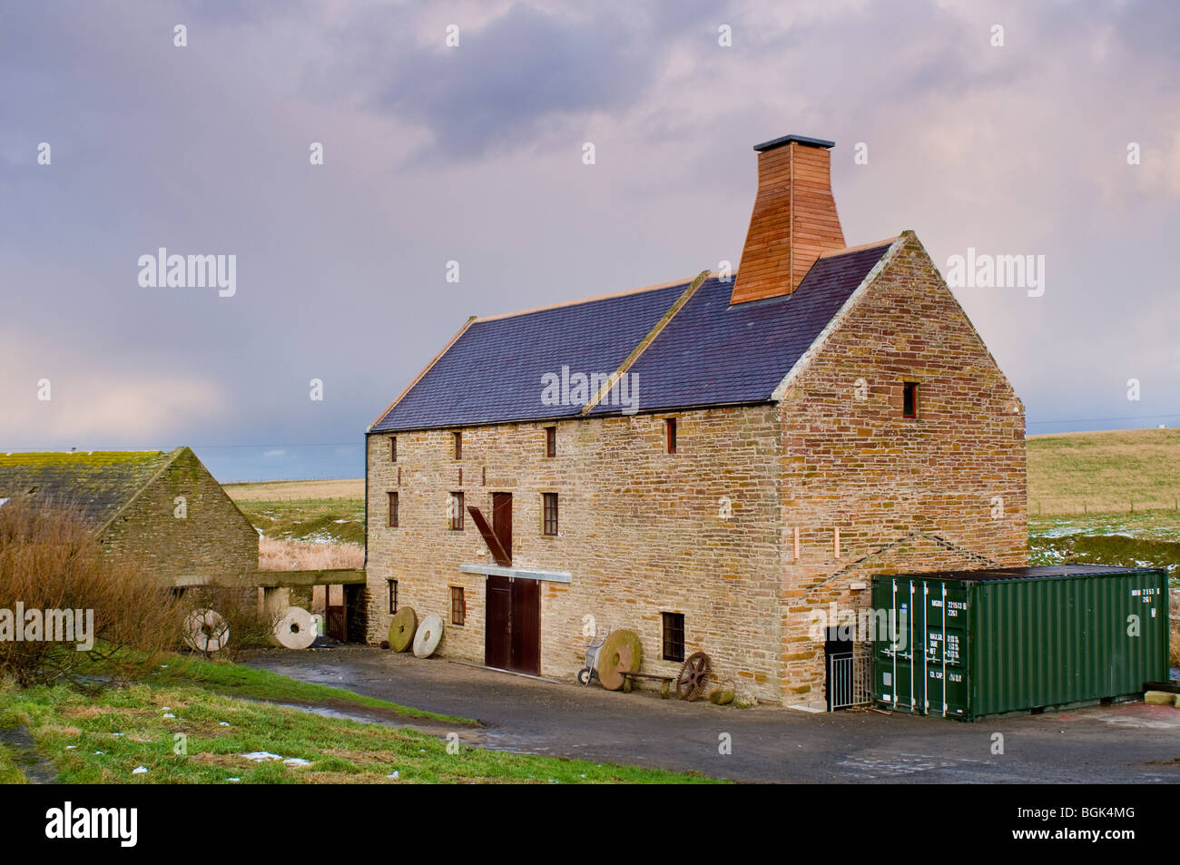 The new Barony Mill, also known as the Boardhouse Mill on the outskirts ...