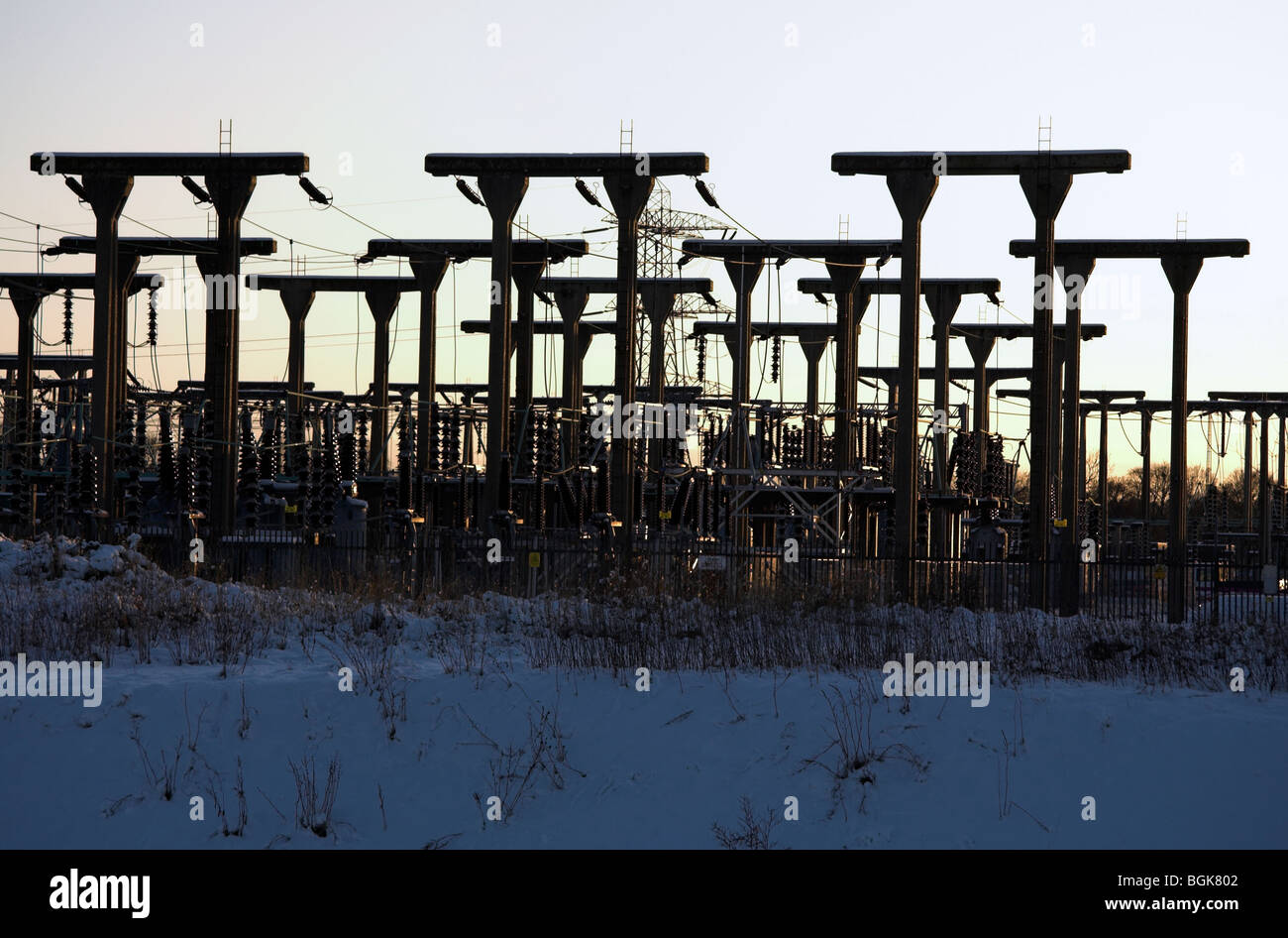 Fairy Lane Power Station Electricity Sub Station, River Mersey Valley ...