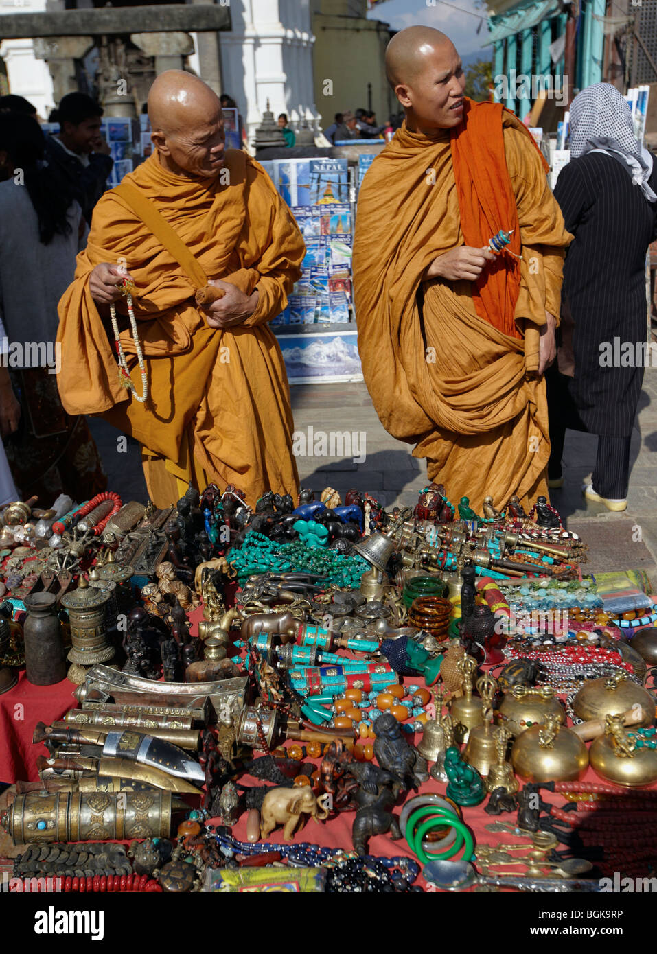 Kathmandu buddhist monks hi-res stock photography and images - Alamy