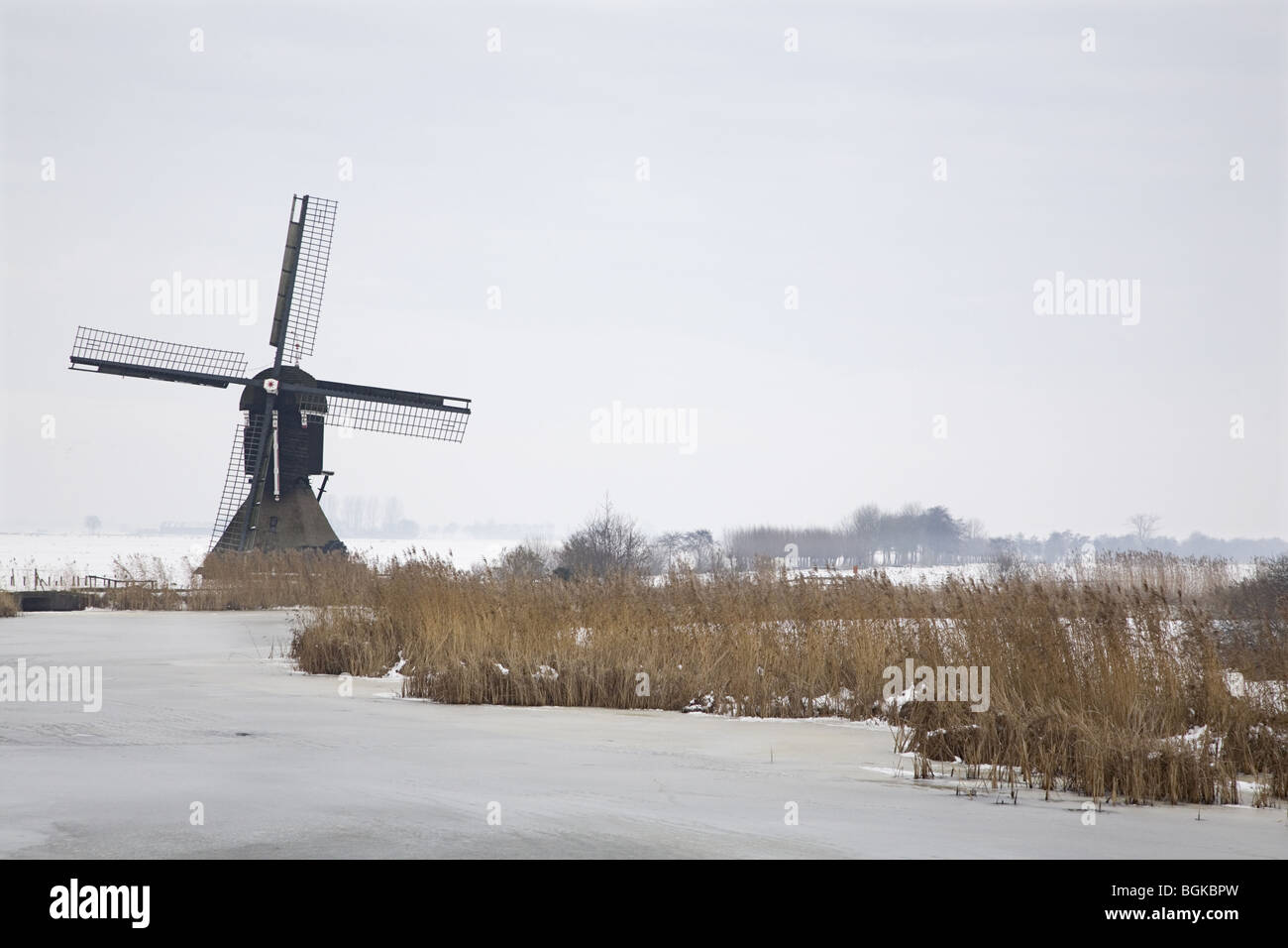 Snow white windmill hi-res stock photography and images - Alamy