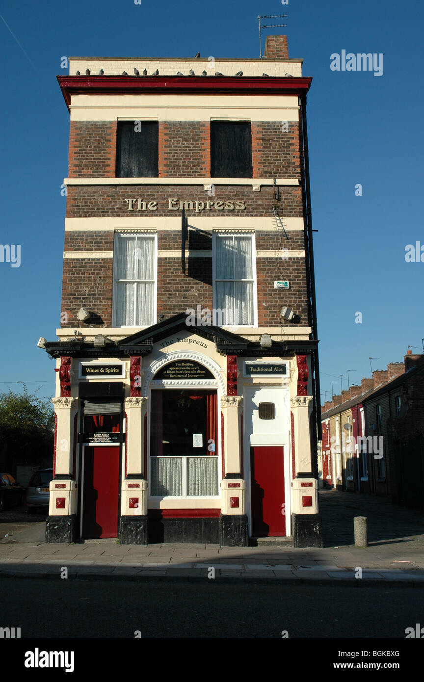 The Empress Pub, Dingle, Liverpool, England Stock Photo - Alamy