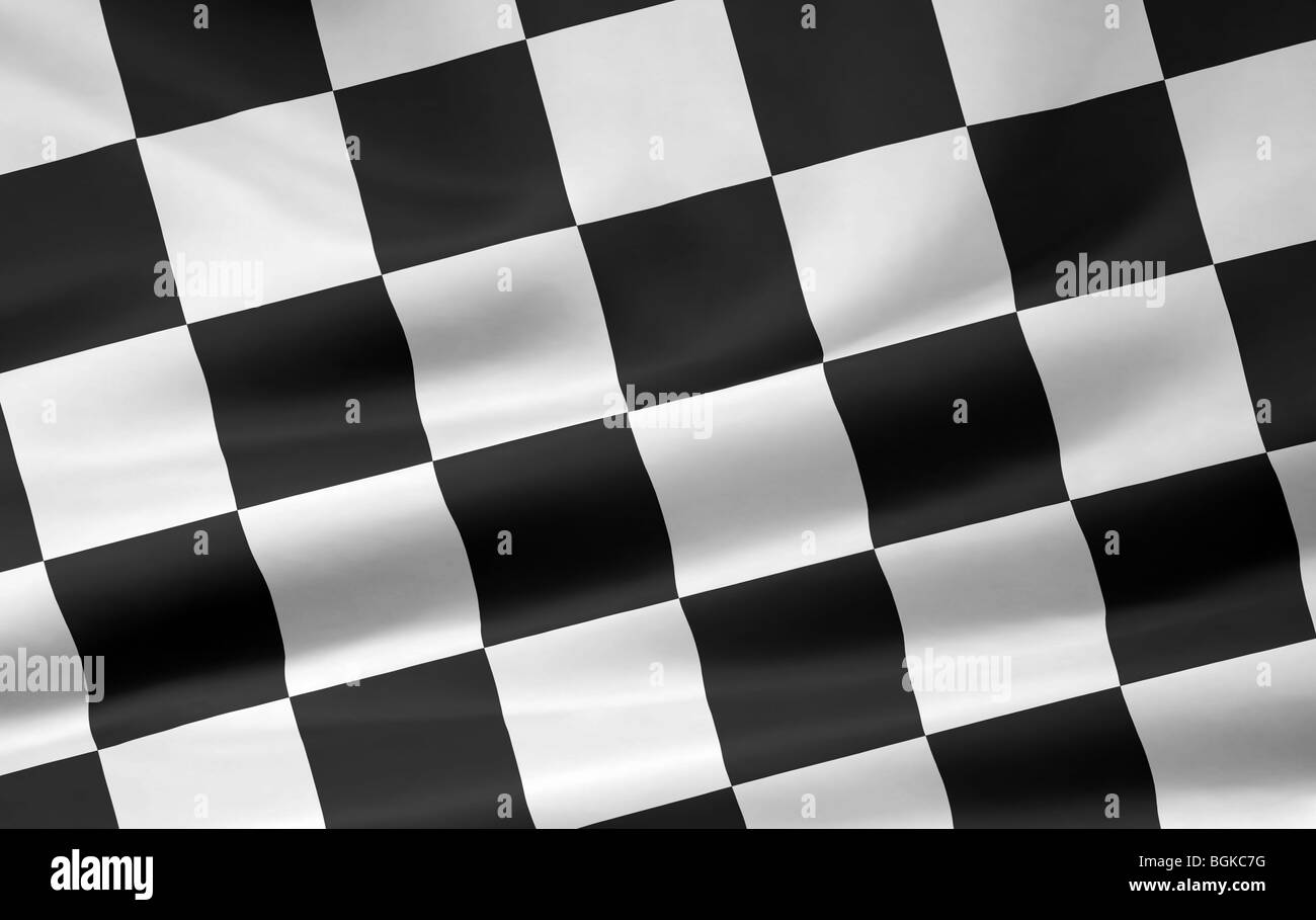 Very large version of a checkered flag Stock Photo - Alamy
