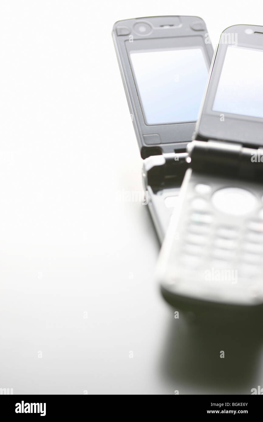 Two mobile phones Stock Photo - Alamy