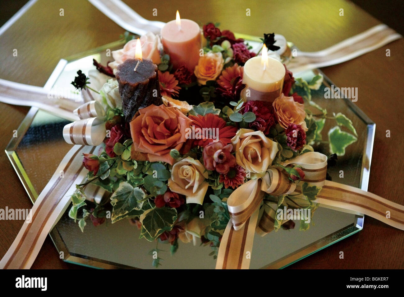 Elaborate table decoration Stock Photo - Alamy